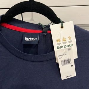Barbour | Shirts | Brand New With Tag Barbour Calvert Tee In Navy ...